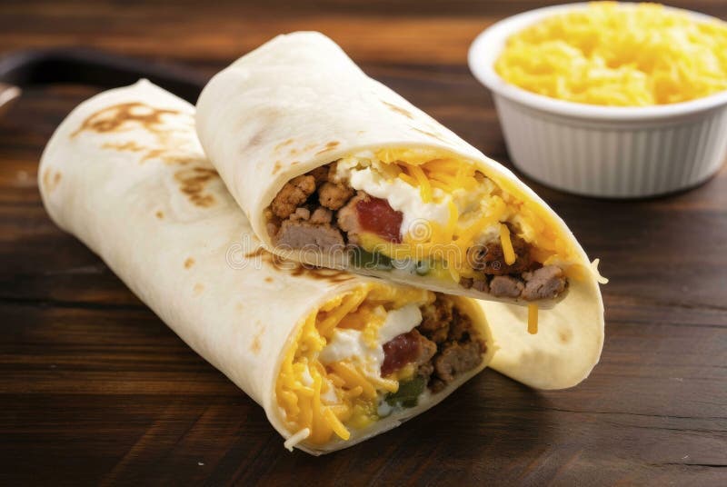 Tortilla Wrap with Chicken and Vegetables Tortilla Wrap with Chicken ...