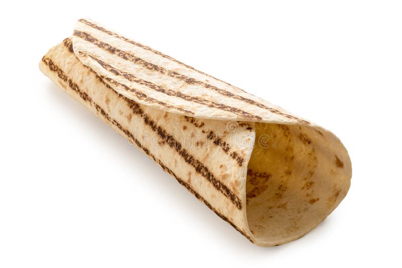 Tortilla wrap stock image. Image of plain, isolated - 216539877