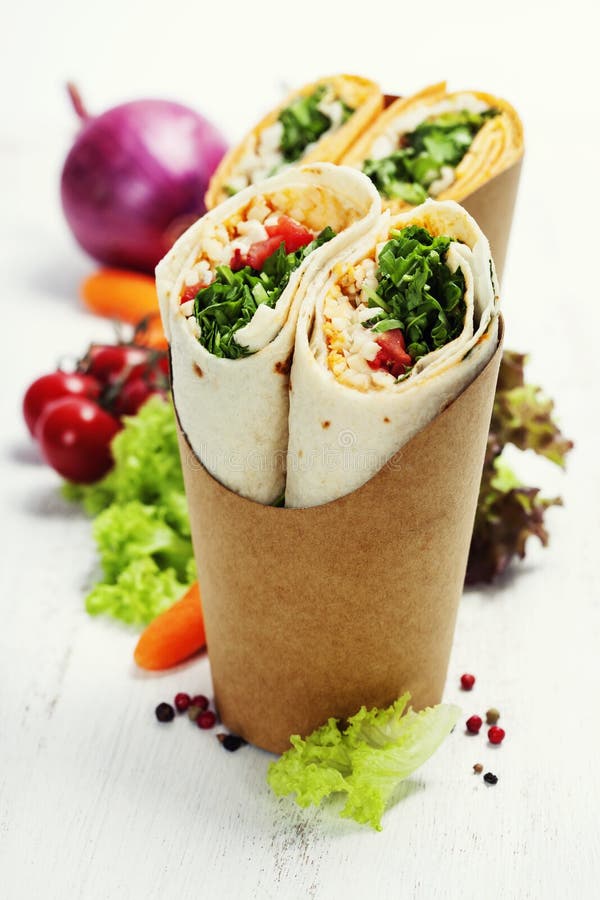 Tortilla wraps stock photo. Image of isolated, appetizer - 33567704