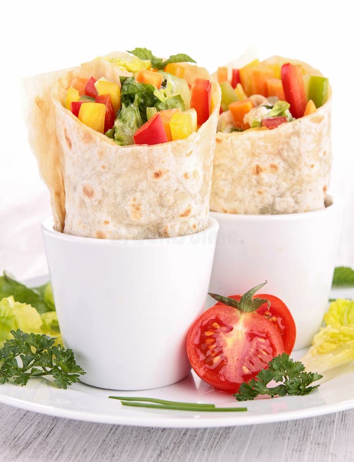 Tortilla wraps stock photo. Image of appetizer, burrito - 38805892