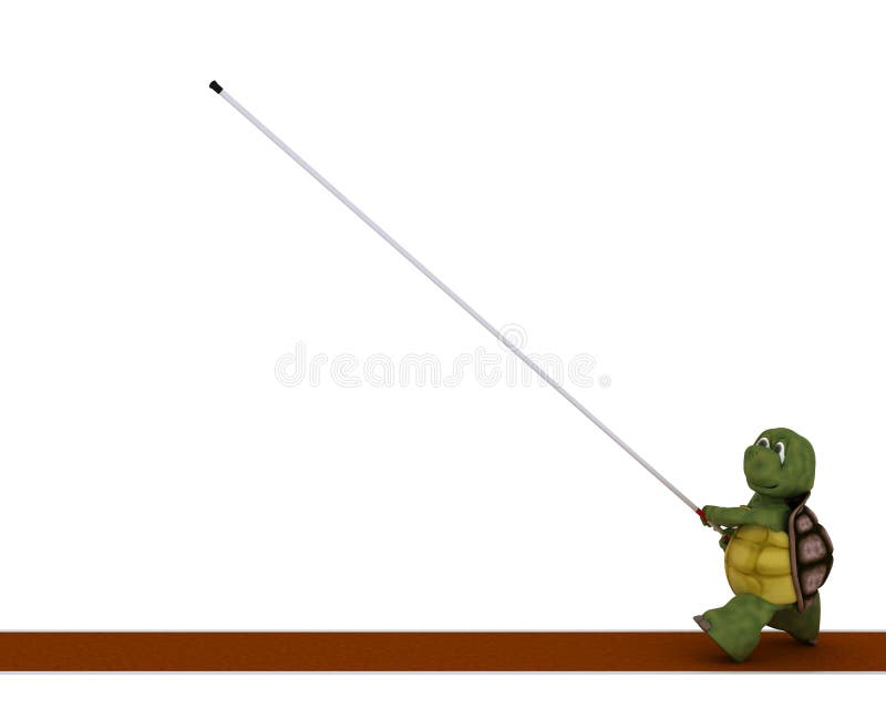 Tortoise Competing in Pole Vault Stock Illustration - Illustration of ...