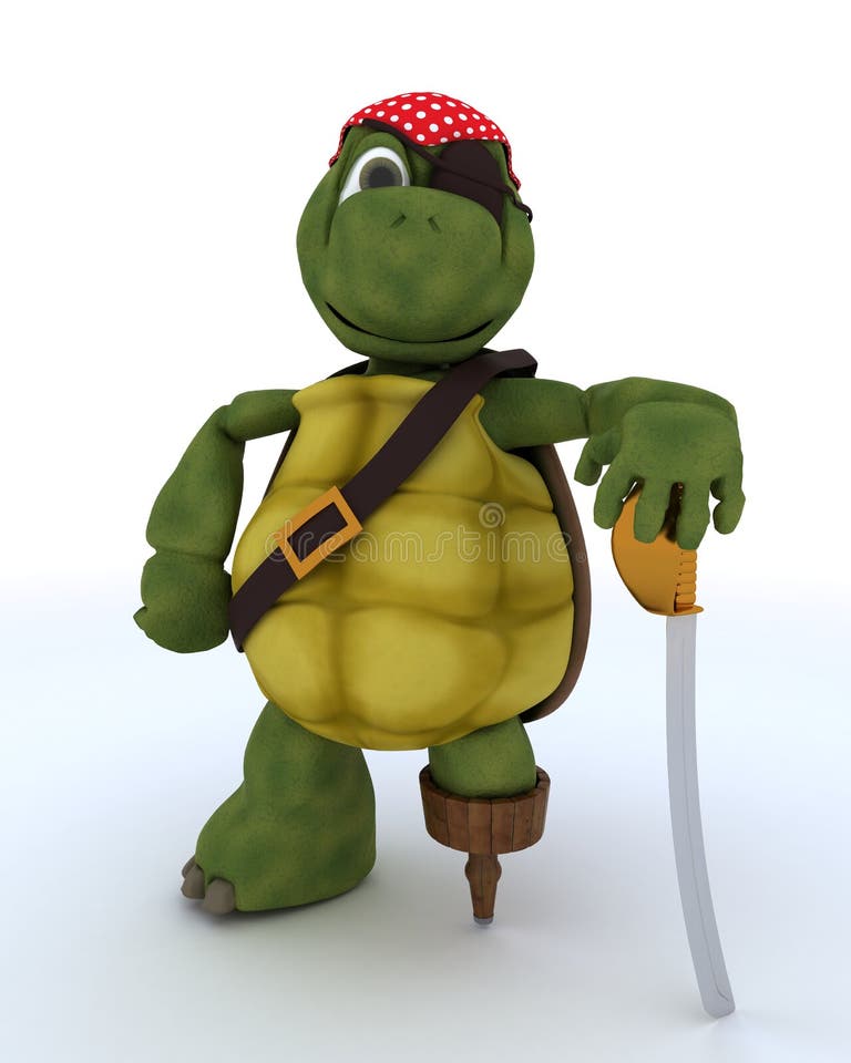 Pirate Turtle Stock Illustrations – 395 Pirate Turtle Stock ...