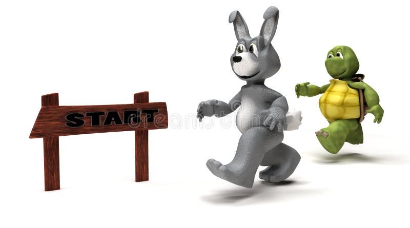 Tortoise And The Hare Clip Art