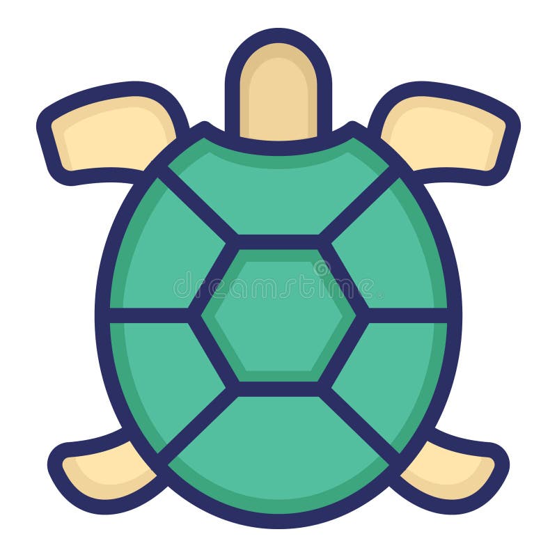 Tortoise Isolated Vector Icon Which Can Be Easily Modified or Edited As ...