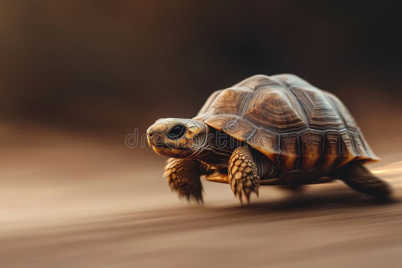 A Tortoise Moving Quickly with Rocket Propulsion, Fast Moving Tortoise ...