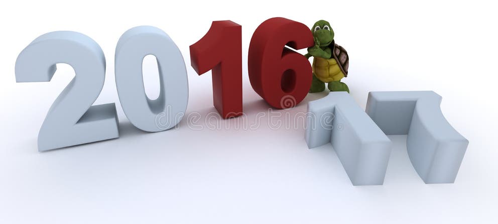 Tortoise new year 2017 stock illustration. Illustration of year - 82331820