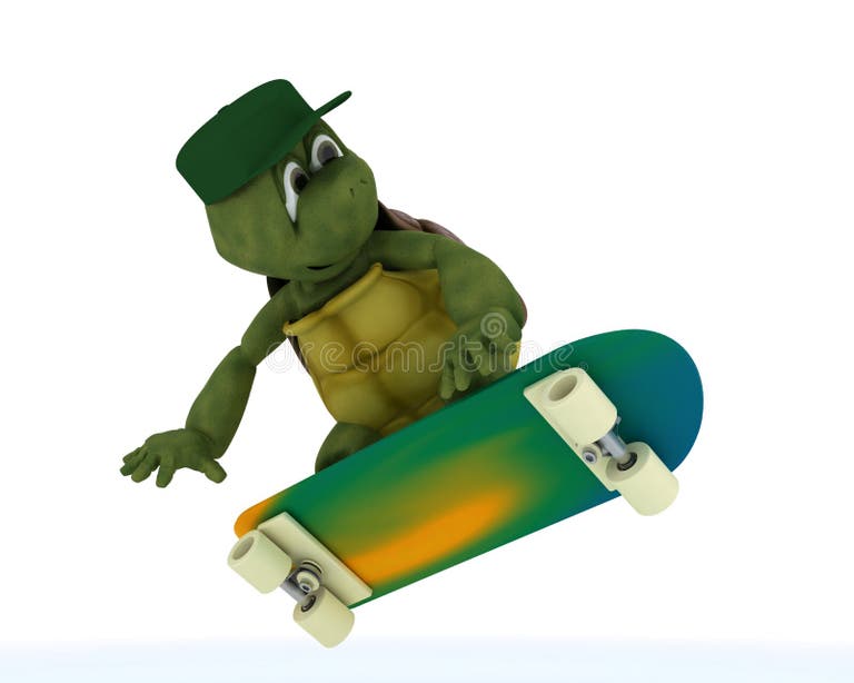 Turtle Skateboard Stock Illustrations – 153 Turtle Skateboard Stock ...
