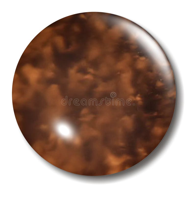 Tortoise Shell Button Orb stock illustration. Illustration of clear ...