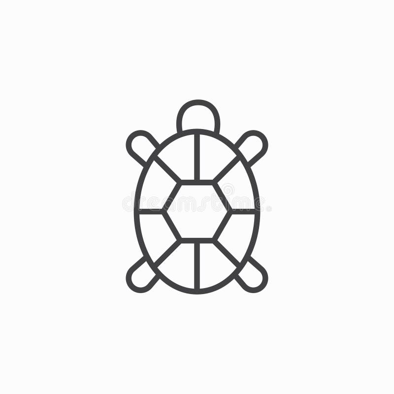 Tortoise vecor icon set stock vector. Illustration of outline - 340399482