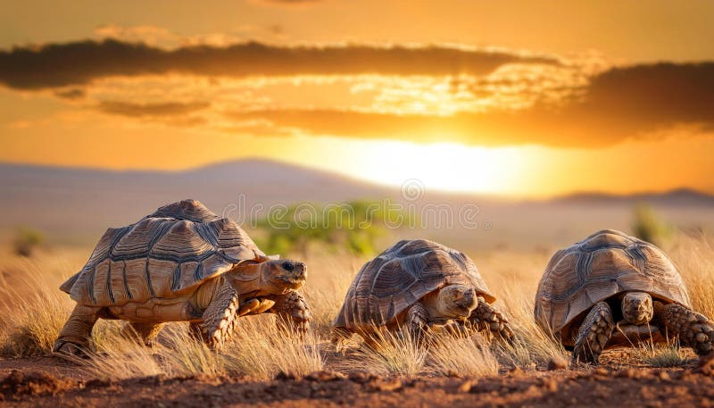 Tortoises – Slow-moving Creatures, Often in Desert or Grassland ...