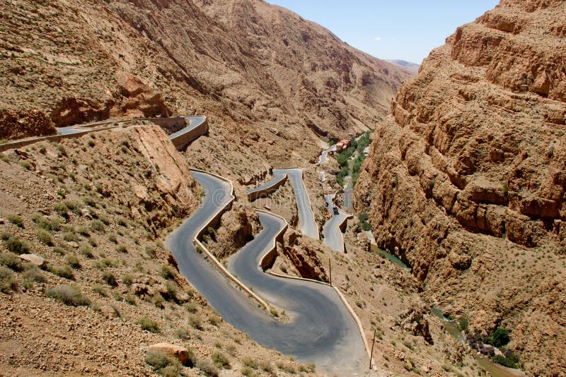 Tortuous road stock photo. Image of danger, dangerous - 36648182