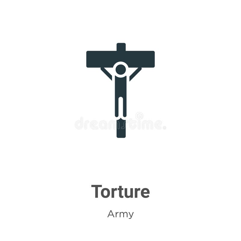 Torture Vector Icon on White Background. Flat Vector Torture Icon ...
