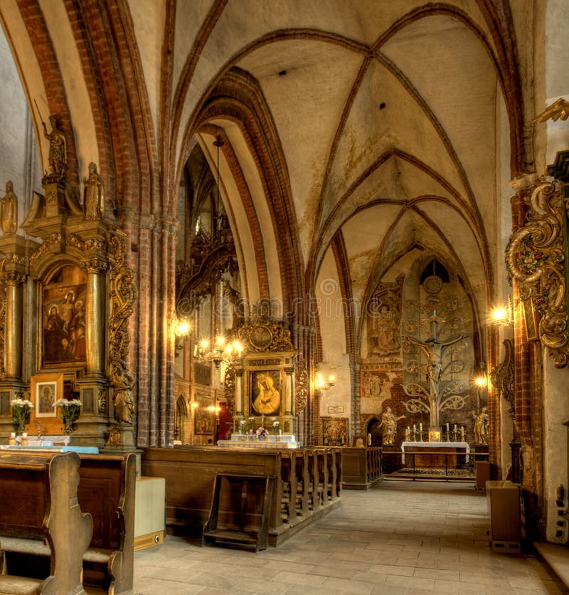 Torun - Church of Sts. Jacob Stock Image - Image of architecture, dome ...