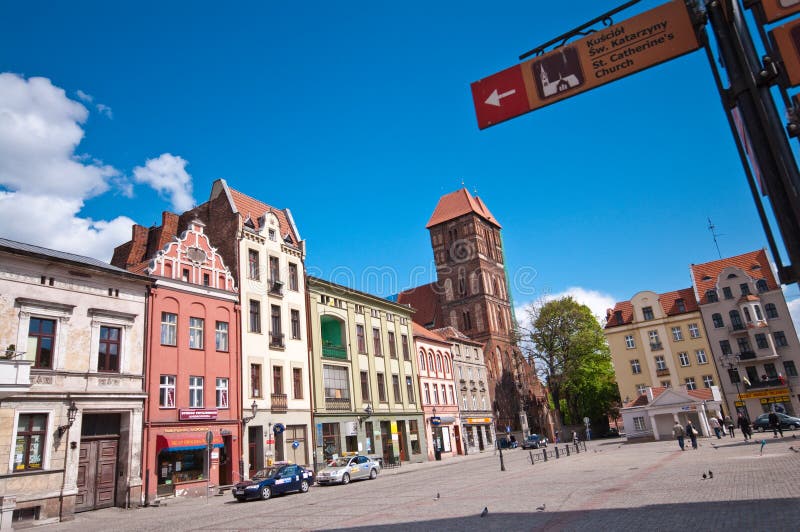 Torun, Poland, May 2011: Old Town Centre Heritage Architecture ...