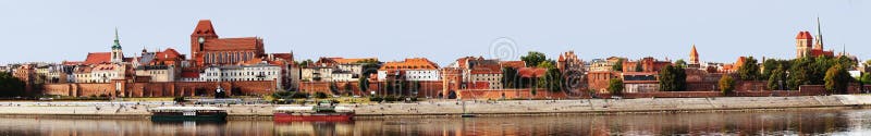 Torun, Panorama of Old City Editorial Photography - Image of buildings ...