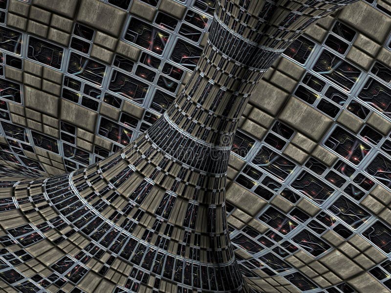 Torus Core with High Tech Surface - UFO Interior - 3D Image Technology ...