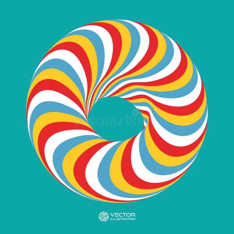 Torus. Vector 3D Illustration Stock Vector - Illustration of icon ...