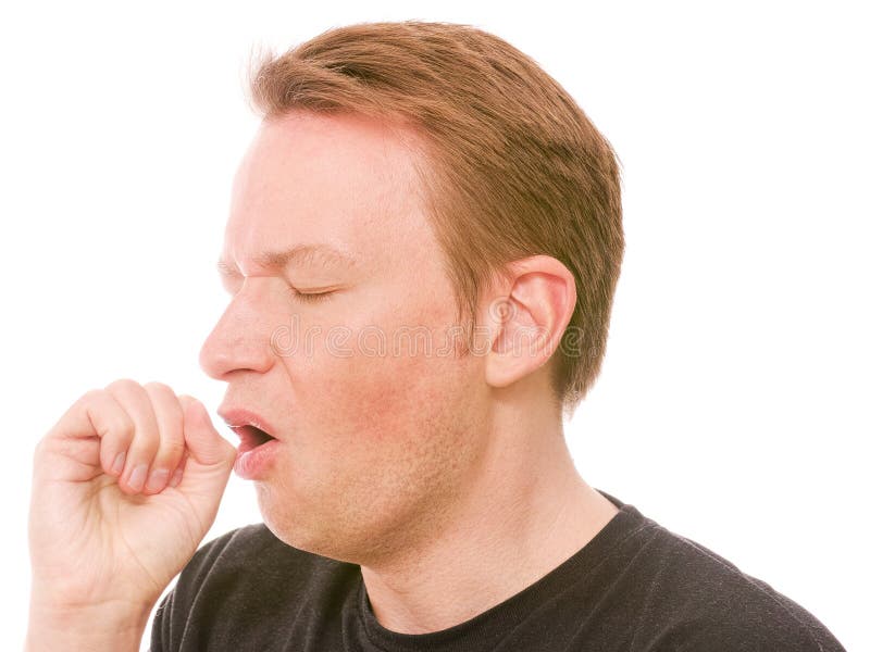 Tos foto de archivo. Imagen de aislado, enfermedad, zumbido - 53000720