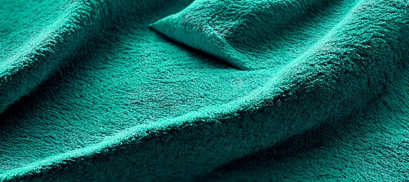 Tosca Green Rough Cloth Wave Texture Background Stock Illustration ...