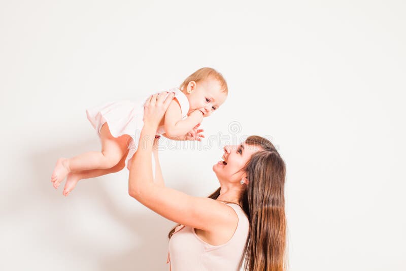 Toss baby with mom stock image. Image of hand, play - 112476095