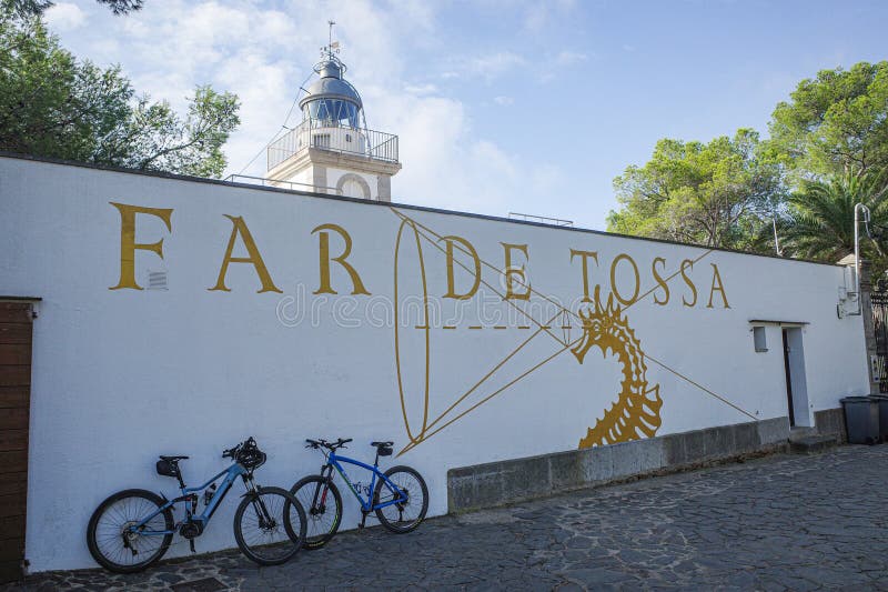 Tossa De Mar, Spain - 31 Aug, 2024: Far De Tossa, Lighthouse of Tossa ...