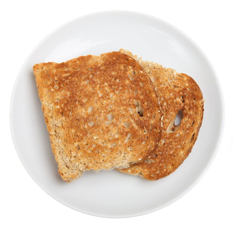 Tostada integral imagen de archivo. Imagen de rebanadas - 5365625