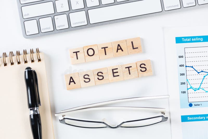Total Assets Concept with Letters on Cubes Stock Photo - Image of ...