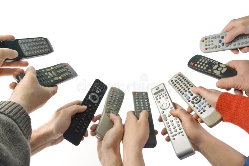 Remote Controls stock image. Image of detail, digital, black - 95235