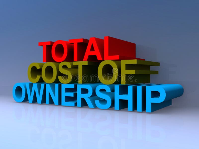 Total cost of ownership stock illustration. Illustration of cost - 85647676
