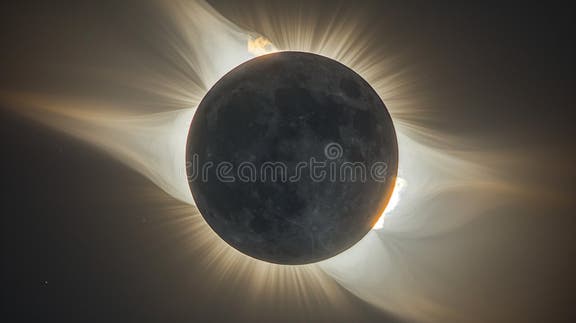 A Total Eclipse of the Sun, Solar Eclipse, Solar System Planets Stock ...
