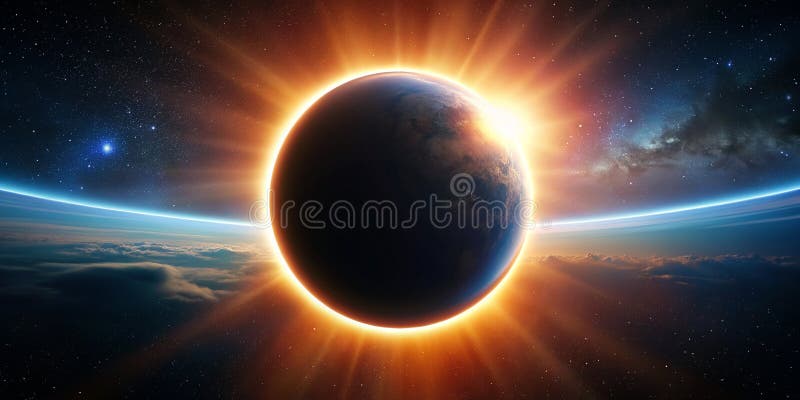 A Total Eclipse of the Sun Solar Eclipse Solar System Planets ...