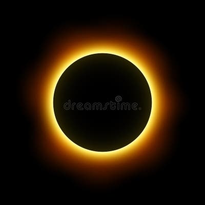 Total Eclipse of the Sun . Vector Stock Vector - Illustration of ...