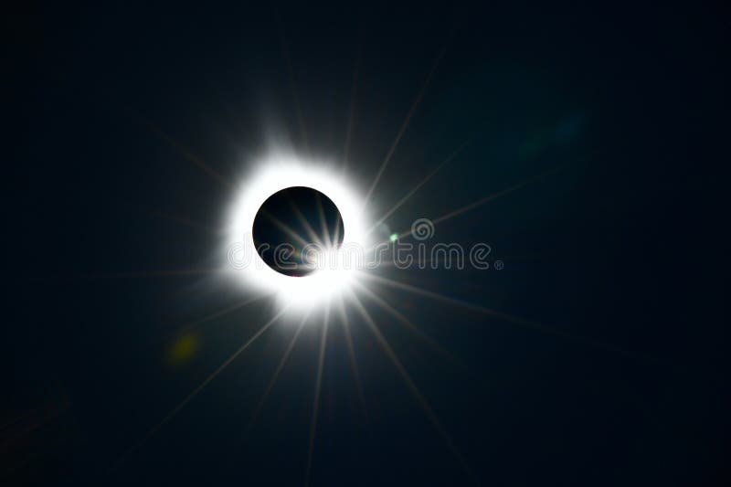 Total Eclipse - April 8 2024 - Sherbrooke - Quebec 2 Stock Image ...
