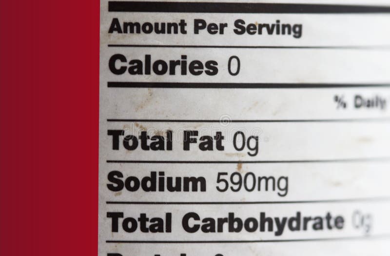 Nutrition label stock photo. Image of information, quantity - 16198396