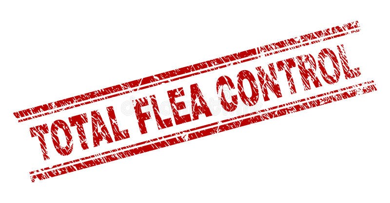 Grunge Textured TOTAL FLEA CONTROL Stamp Seal Stock Vector ...