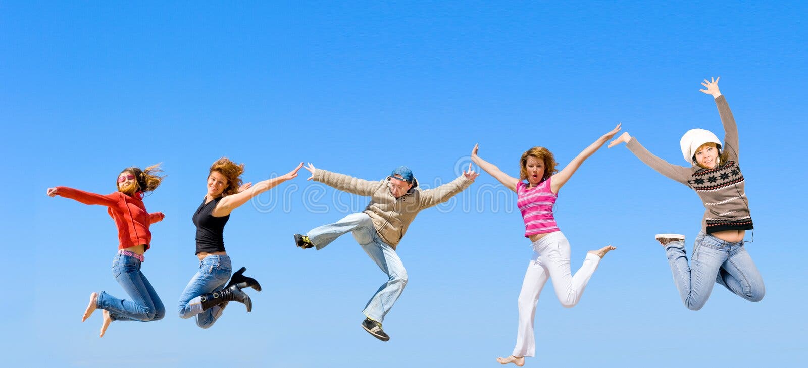 People jumping stock image. Image of jumping, outdoors - 2237541