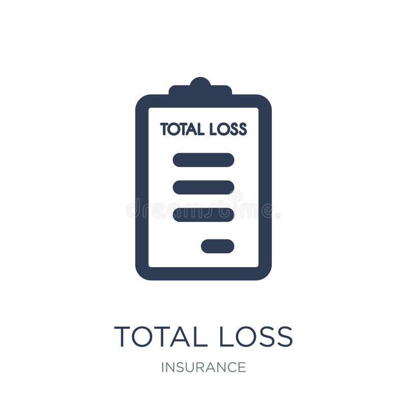 Total Loss Icon. Trendy Total Loss Logo Concept on White Background ...