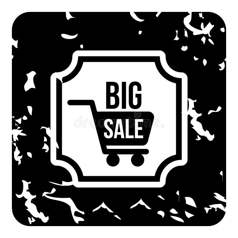 Total Sale Icon, Grunge Style Stock Vector - Illustration of quality ...