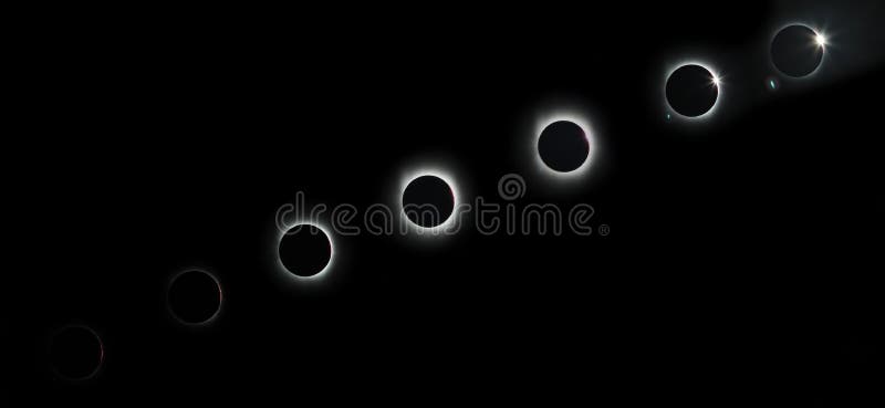 Total solar eclipse stock image. Image of phenomenon - 10254685