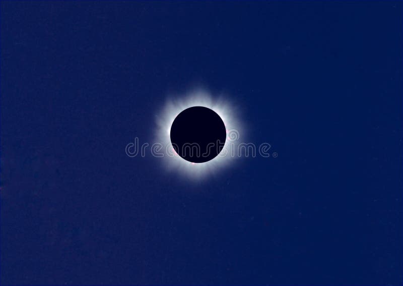 Total solar eclipse stock photo. Image of astronomy, blue - 8329814