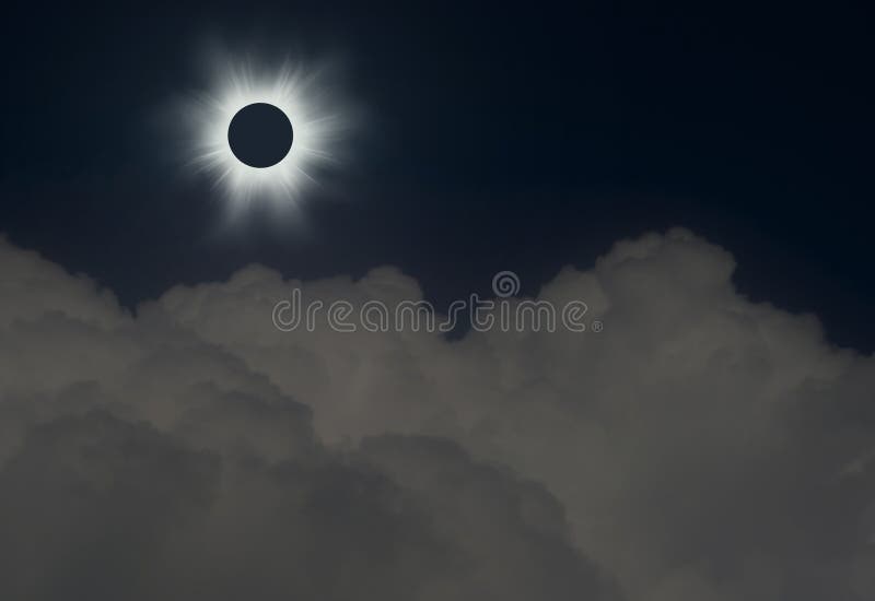 Total solar eclipse stock photo. Image of planet, astronomy - 149160326
