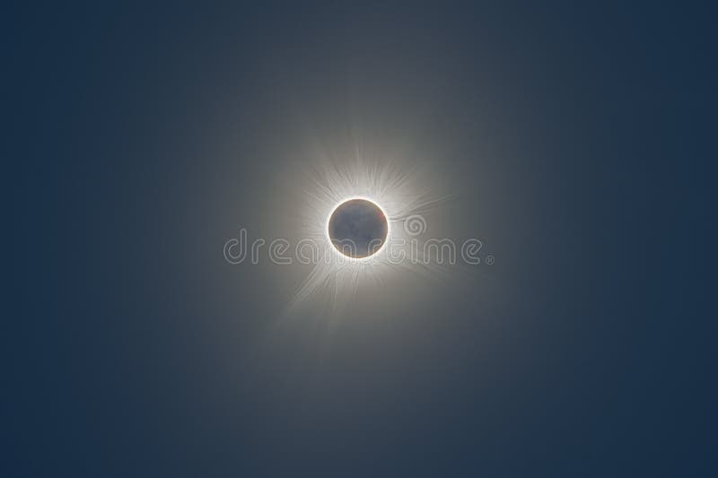 Total Solar Eclipse of April 8th 2024. Totality with Bright Corona ...