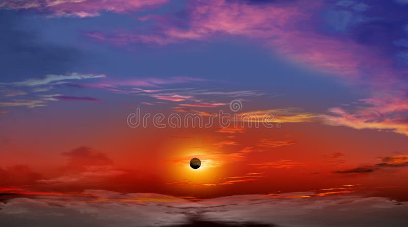 Total Solar Eclipse stock photo. Image of astronomy, natural - 96111426