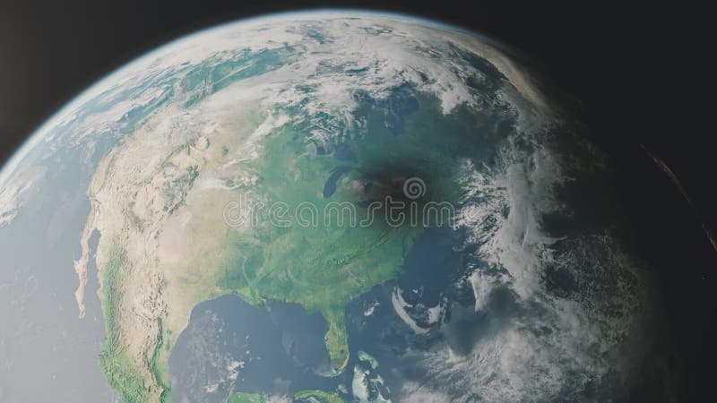 Total Solar Eclipse Crossing the United States. Stock Video - Video of ...