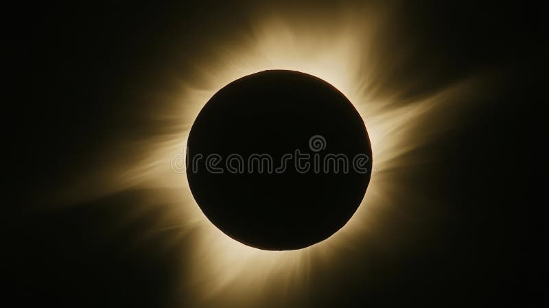 Total Solar Eclipse in Majestic Detail: Corona S Radiant Glow and ...
