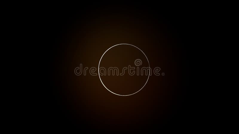 Total Solar Eclipse the Moon Covers the Sun Forming a Ring 3d-rendering ...