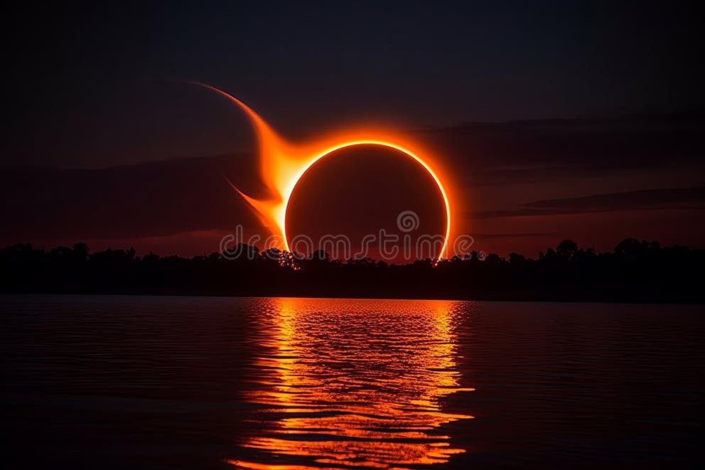 Total Solar Eclipse with Spectacular Celestial Alignment and ...