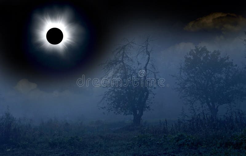 Total solar eclipse stock image. Image of moon, ring - 149158947