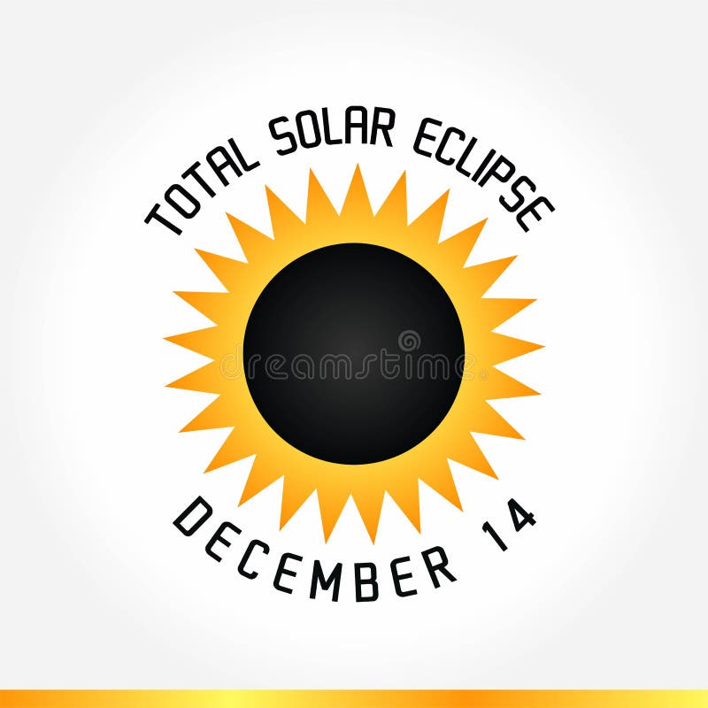 Total Solar Eclipse Vector Illustration Stock Vector - Illustration of ... Total Solar Eclipse Vector Illustration Stock Vector - Illustration of ...