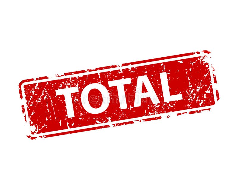 Total Stamp Vector Texture. Rubber Cliche Imprint Stock Vector ...
